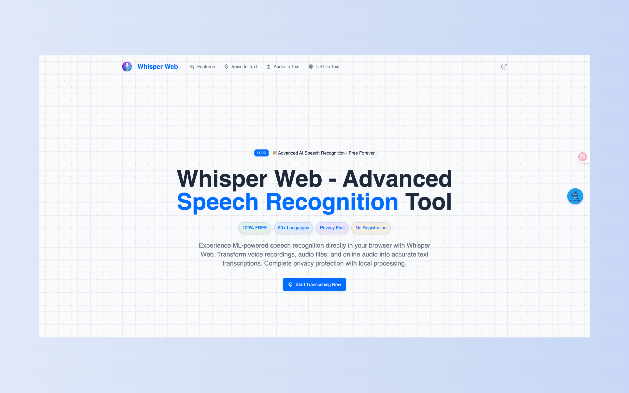 About – Whisper Web